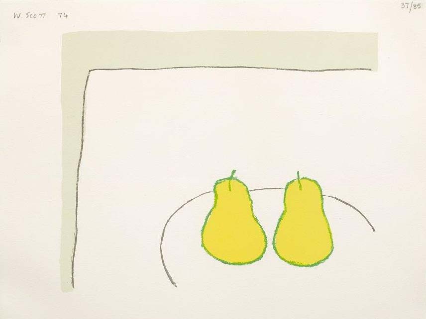 William Scott Lemon Pears 1974 lith – Copy – Fine Art Consultancy London UK